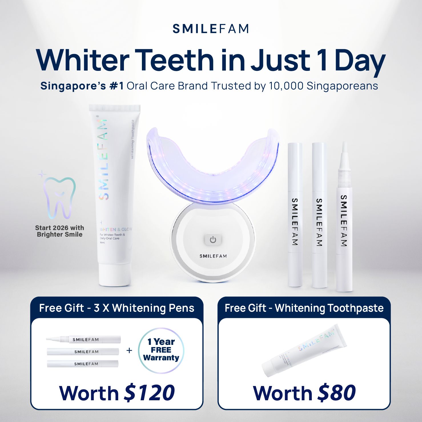 BLU Teeth Whitening Kit – SmileFam